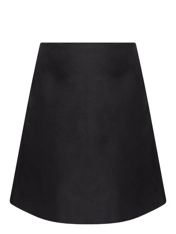 Alexander McQueen Silk Midi Skirt - Multicolor