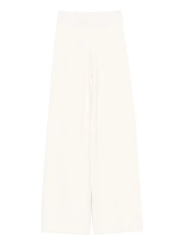 Max Mara High-waisted Wide-leg Trousers - Multicolor