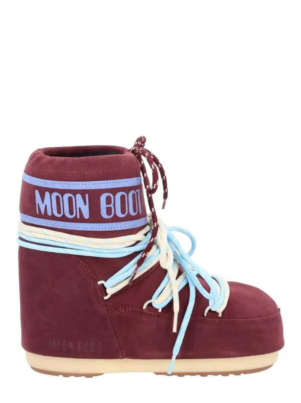 Moon Boot Icon Low Leather Boots - Multicolor