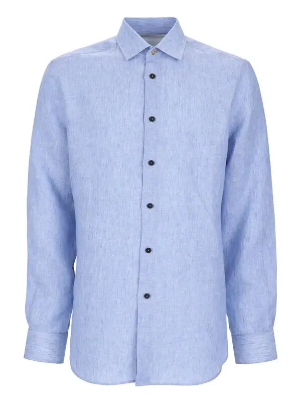 Paul Smith Linen Shirt - Blue