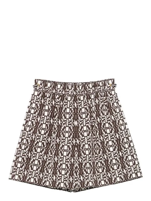 Max Mara Printed Cotton Shorts - Multicolor