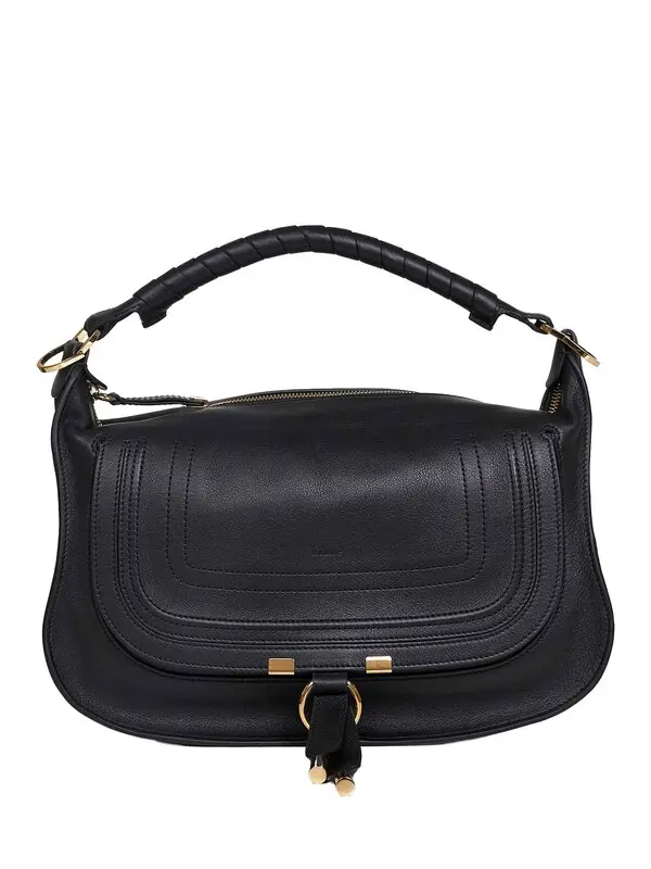 Chloé Black Marcie Small Shoulder Bag - Multicolor