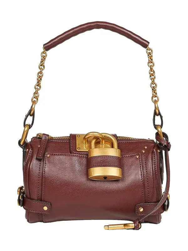 Chloé Crafty Brown Small Paddington Chain Bag - Multicolor