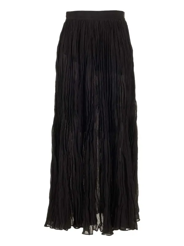 TOTEME Pleated Skirt - Black