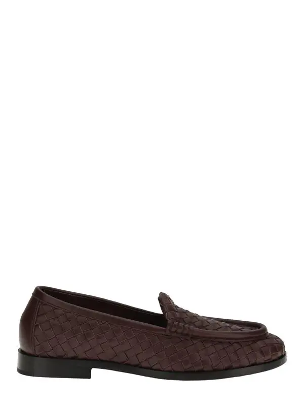 Bottega Veneta Silenzio Loafers - Brown