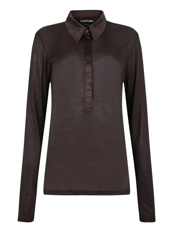 TOM FORD Silk Polo Shirt - Multicolor