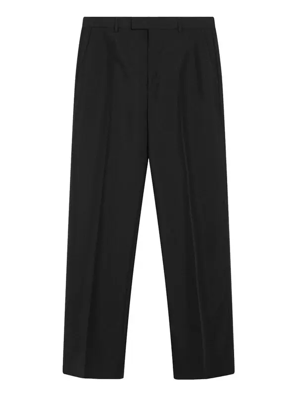 Gucci Trousers In Technical Panama - Black