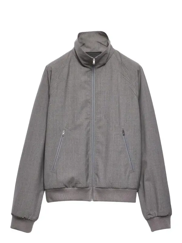 Prada Zip-up Bomber Jacket - Multicolor