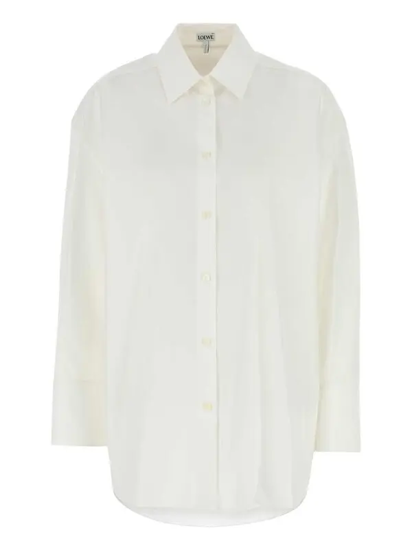 Loewe Oversized Poplin Shirt - White