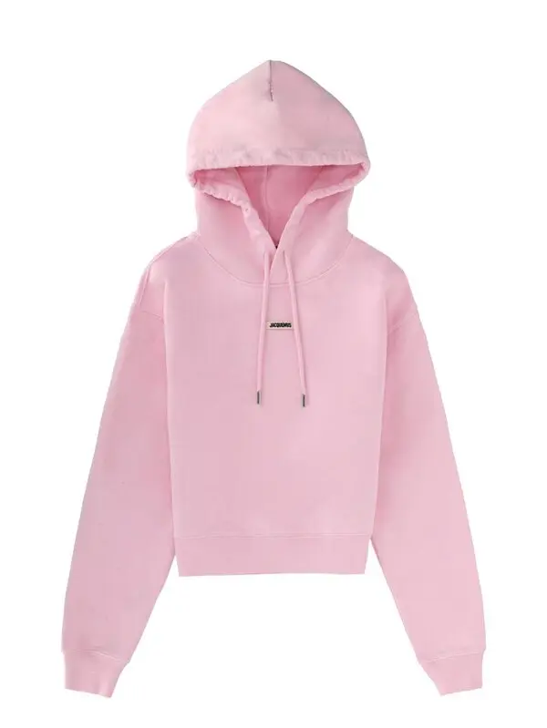Jacquemus Grosgrain Hoodie - Pink