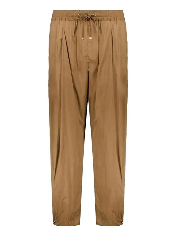 Herno Drawstring Elastic Waist Pants - Brown