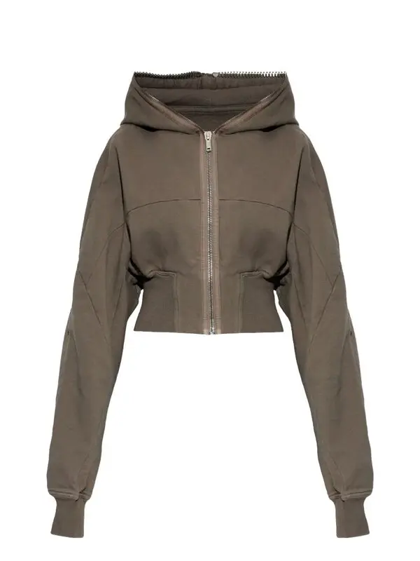 Rick Owens Collage Cotton Hoodie - Multicolor