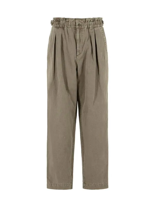 Isabel Marant Étoile Cotton And Linen Blend Pants - Brown