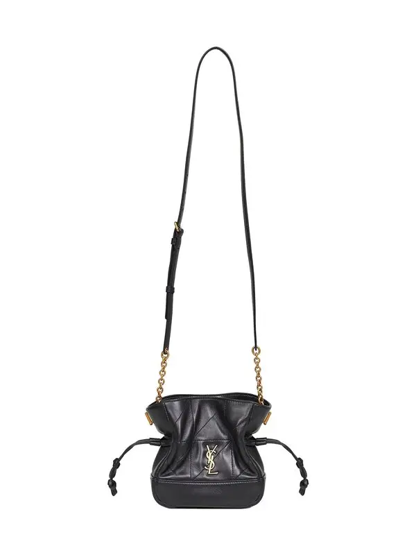 Saint Laurent Jamie Mini Shoulder Pouch In Lambskin - Multicolor
