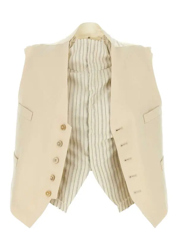MAISON MARGIELA Waistcoat - Yellow
