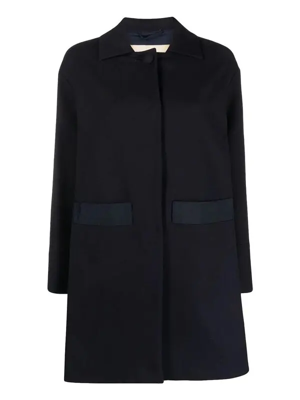 Herno Audry Cotton Coat - Blue