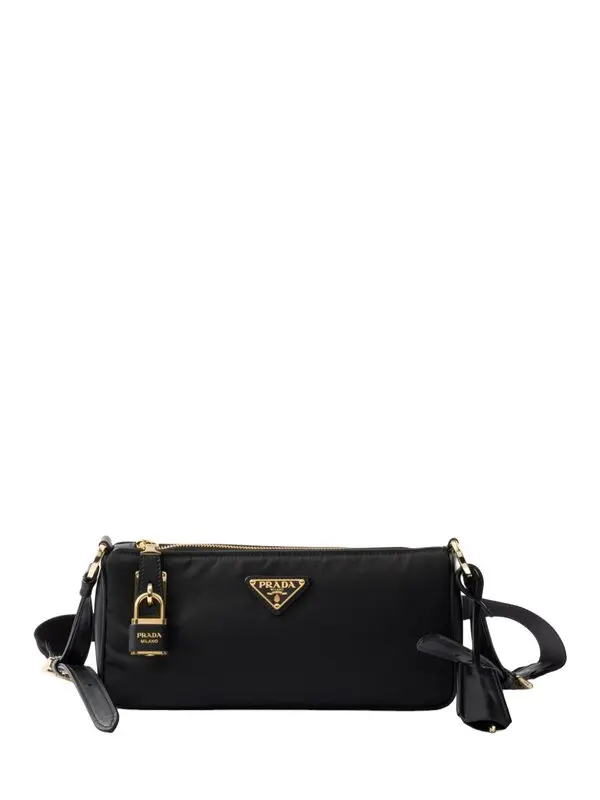 Prada Re-nylon And Leather Shoulder Bag - Multicolor