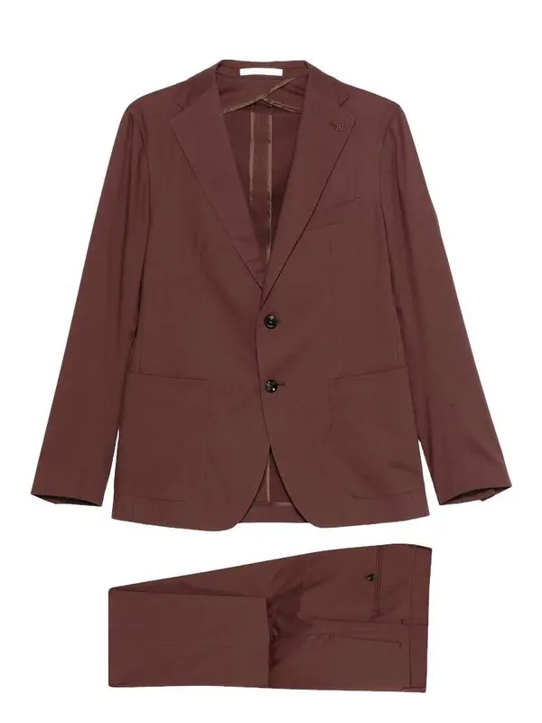 Tagliatore Suits Single Breasted Suits - Brown