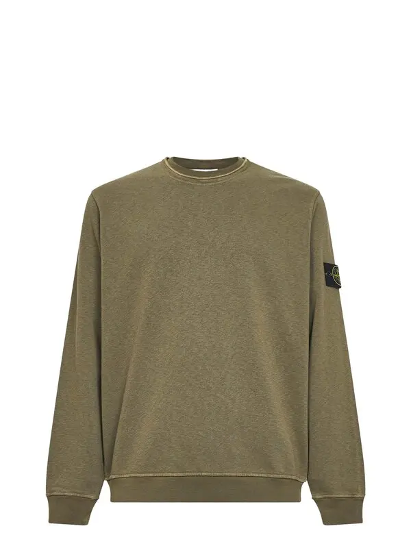 Stone Island Malfilé Cotton Sweatshirt - Multicolor