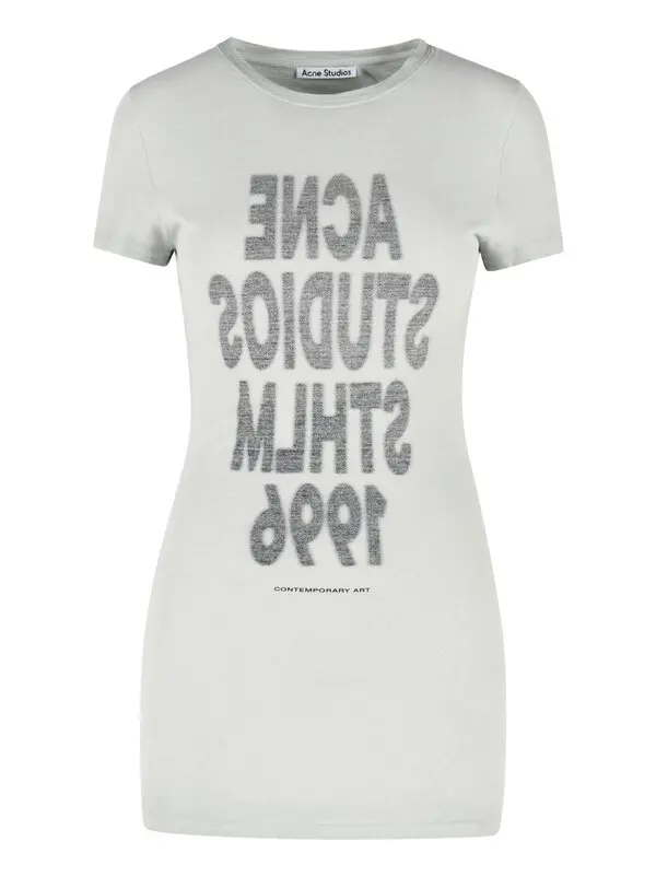 Acne Studios Contemporary Art" T-shirt - Gray