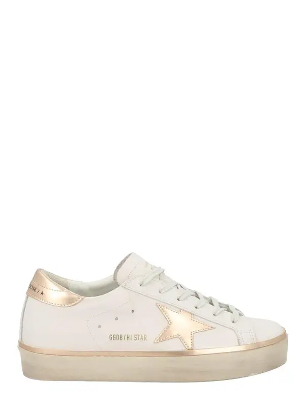 GOLDEN GOOSE Hi Star Sneakers - White