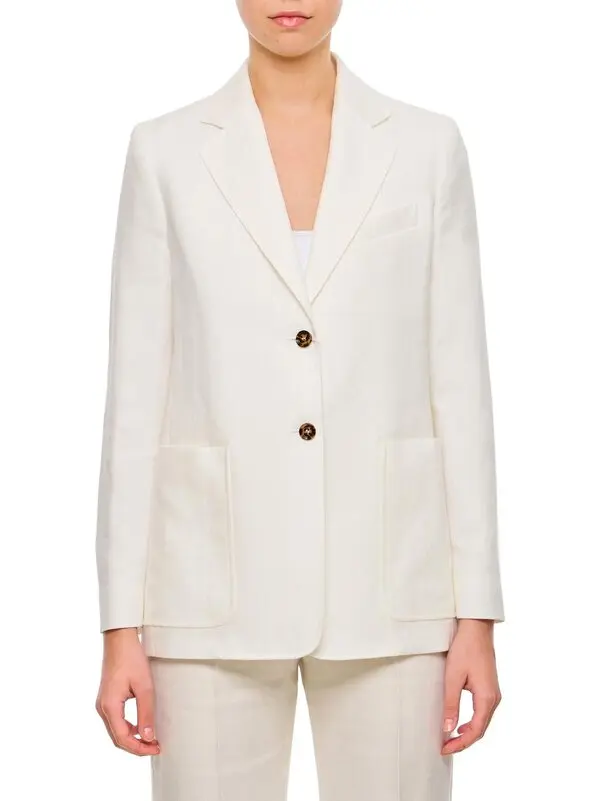 Max Mara Linen Blazer - White