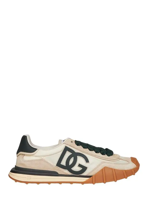 Dolce & Gabbana Mesh And Suede Dg Athletic Sneakers - Multicolor
