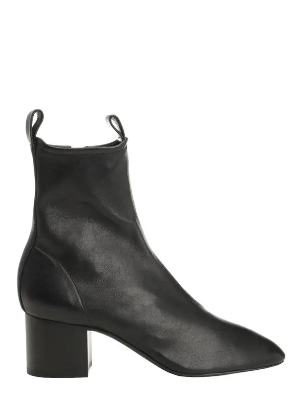 Celine Cheri Zip Ankle Boot - Black