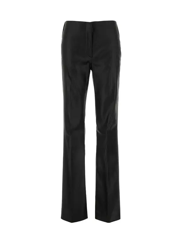 Sportmax Stretch Satin Adepto Pants - Black