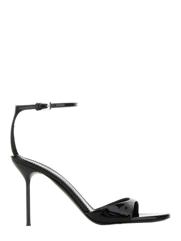 Paris Texas Leather Lidia Sandals - Black