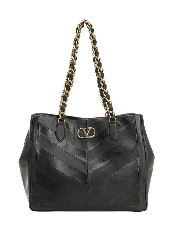 Valentino Garavani Laseine Shopping Bag - Black