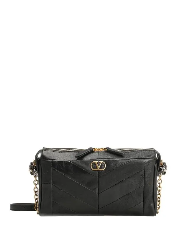 Valentino Garavani Small Panthea Shoulder Bag - Black