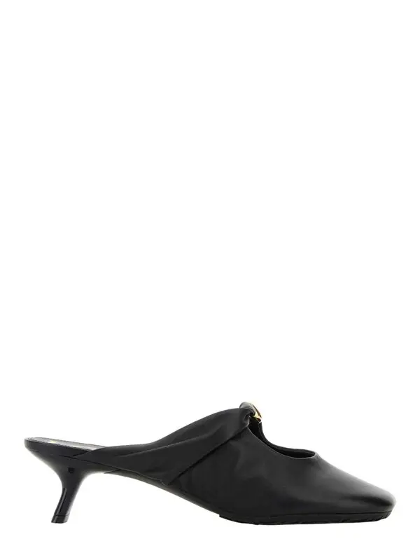 Loewe Nappa Leather Pebble Mules - Black