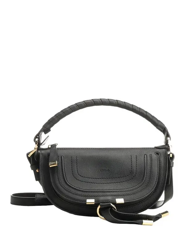 Chloé Marcie Shoulder Bag - Black