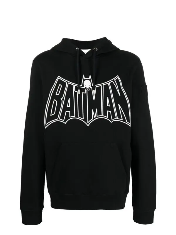 LANVIN Batman Graphic Hooded Sweatshirt - Black
