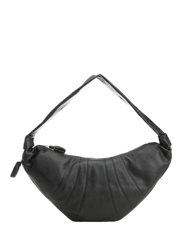 LEMAIRE Large Croissant Bag - Black