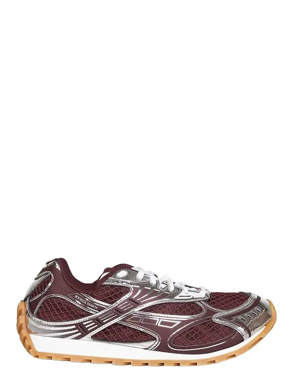 Bottega Veneta Technical Fabric And Mesh Orbit Running Sneakers - Multicolor