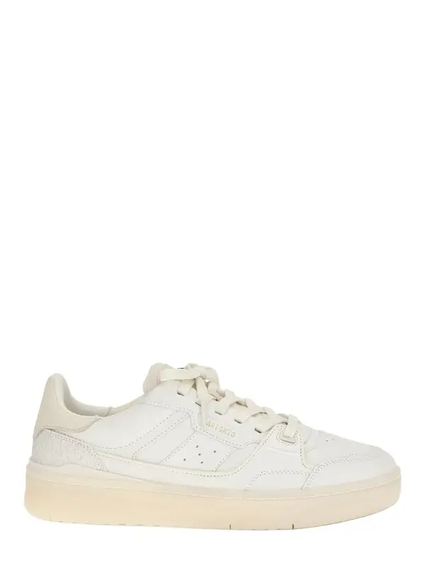 Axel Arigato Clay Crackled Leather Sneakers - White