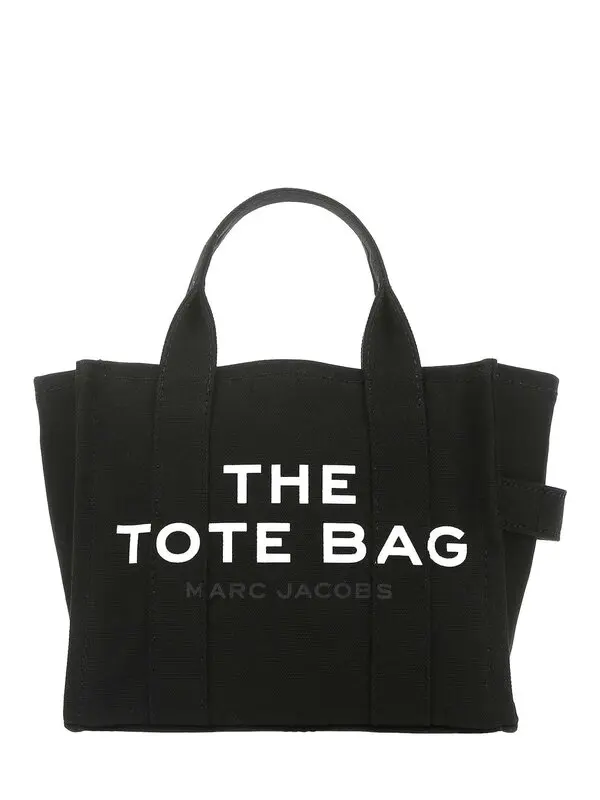 Marc Jacobs Canvas Mini The Tote Bag Handbag - Black