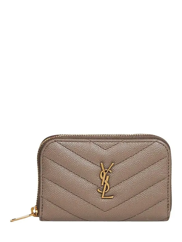 Saint Laurent Cassandre Zipped Change Purse - Multicolor