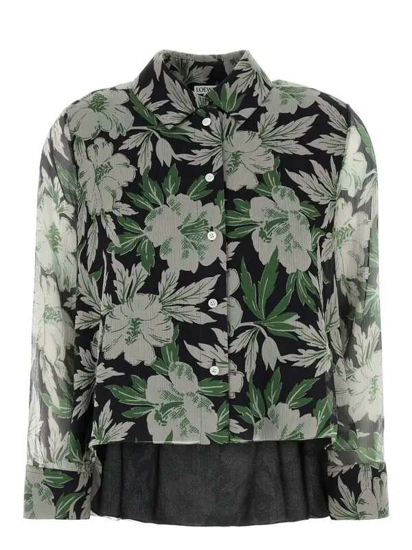 Loewe Printed Silk Shirt - Multicolor