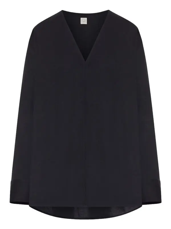 TOTEME V-neck Blouse - Multicolor
