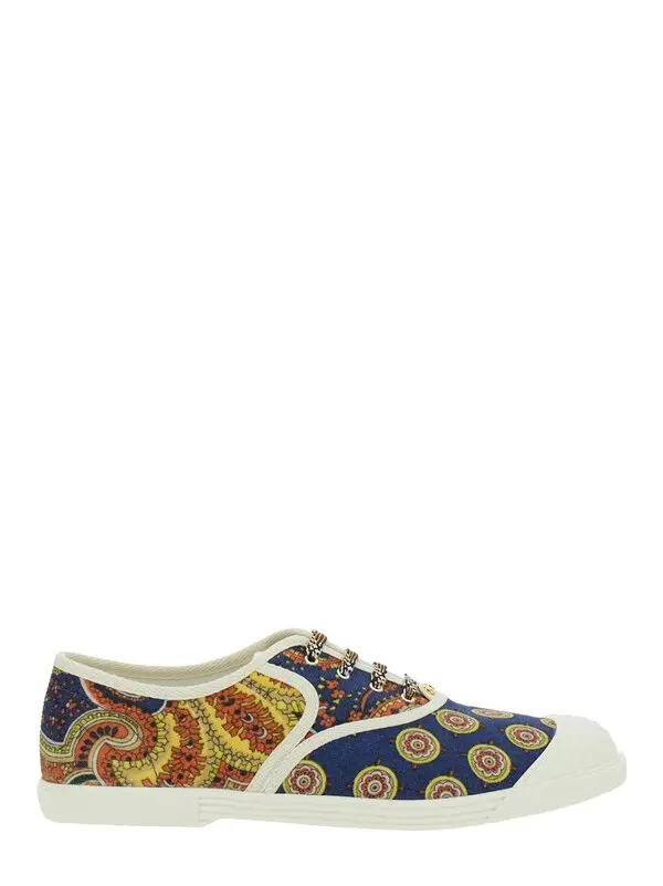 Valentino Garavani Floral Print Low Top Sneakers - Multicolor