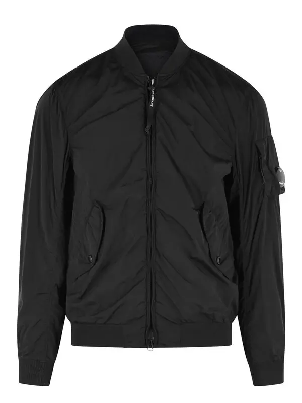 C.P. COMPANY Polyamide Blend Bomber Jacket - Black