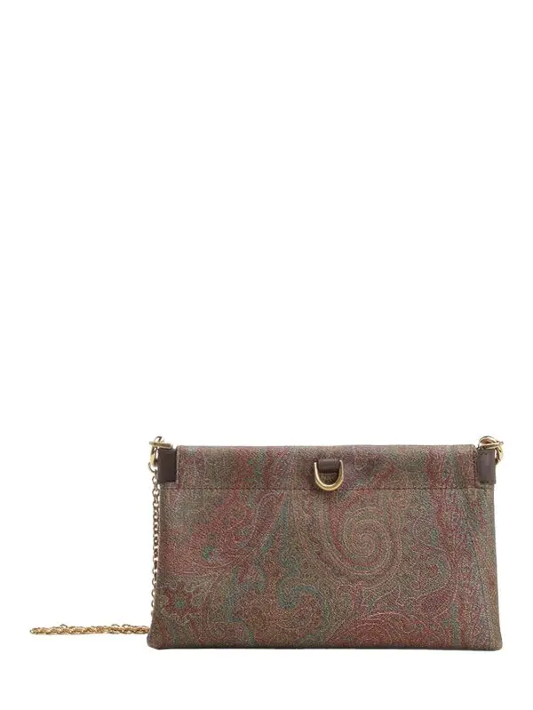 Etro Arnica Jacquard Paisley Bag With Gold Tone Detail And Chain Strap - Multicolor