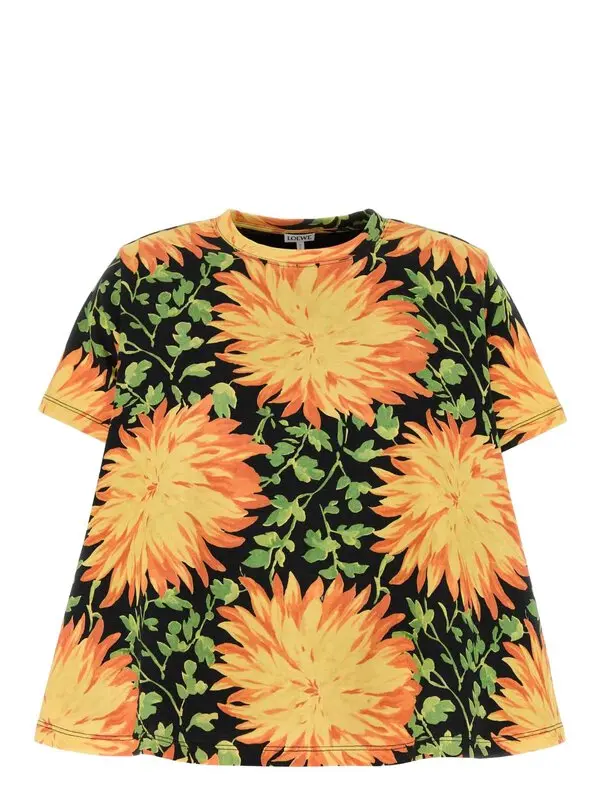Loewe Printed Cotton Blend T-shirt - Multicolor