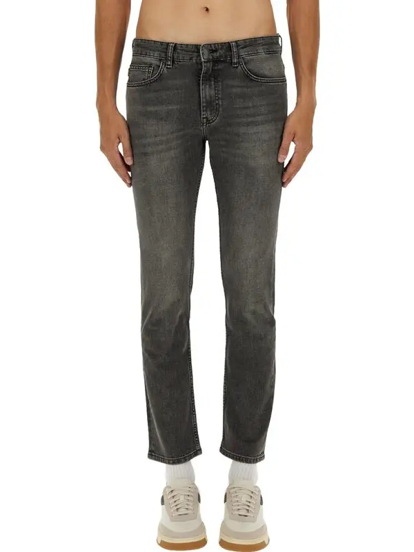 BOSS Delaware Slim Fit Jeans - Gray
