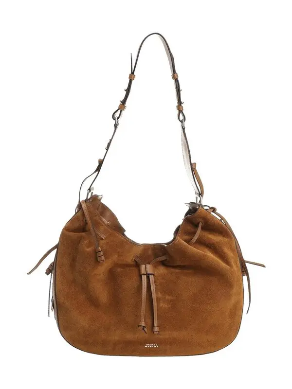 Isabel Marant Étoile Medium Suede Shoulder Bag - Brown