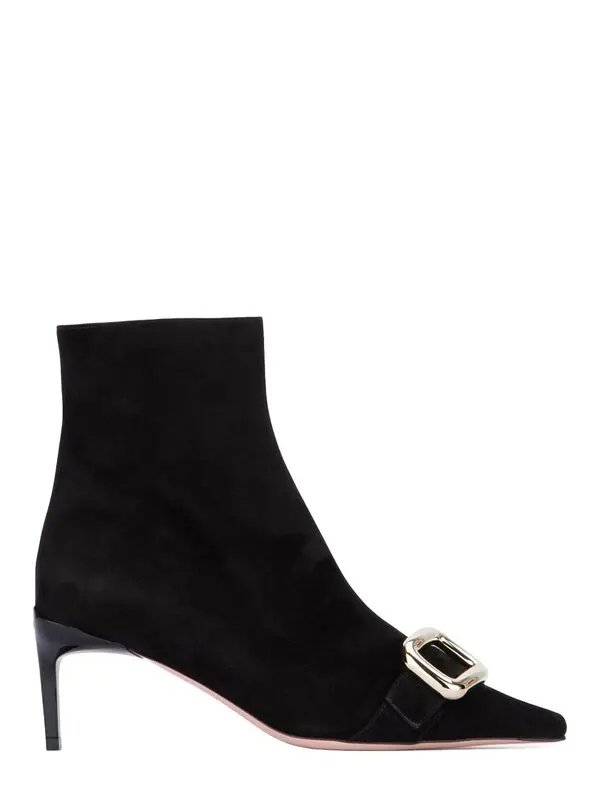 ROGER VIVIER Choc Bootie 55 Buckled Ankle Boots - Multicolor