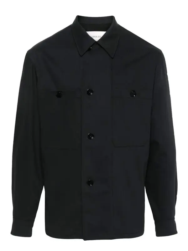 LEMAIRE Military Wool Jacket - Black